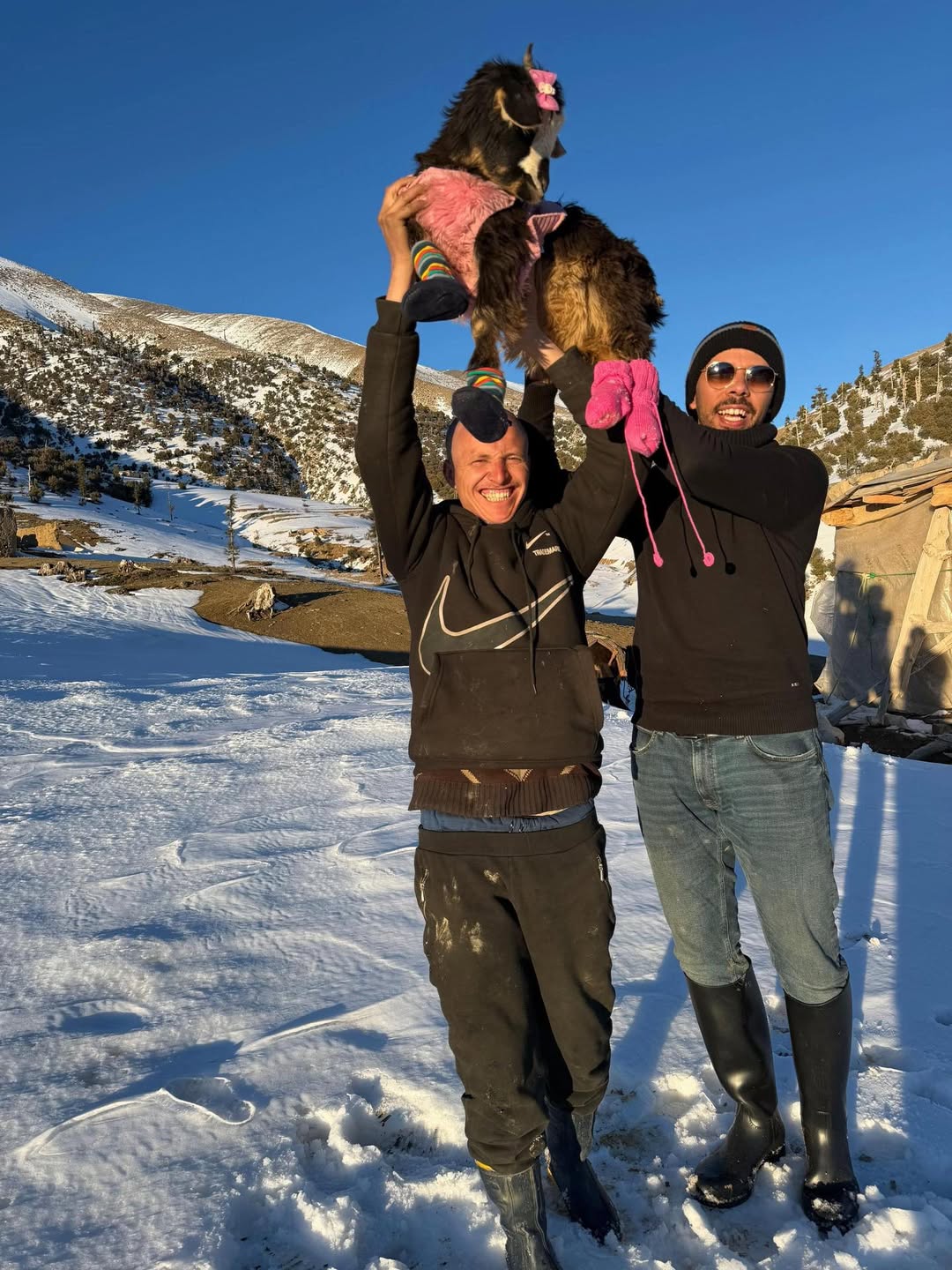 From the snowy Atlas Mountains, two influencers lost in translation go ...