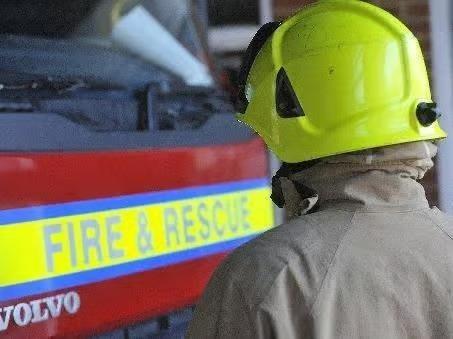 Fire crews called to blaze in roof of property in village near border ...