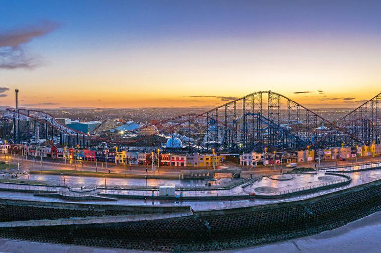 American visits Blackpool Pleasure Beach for the first time gives ...