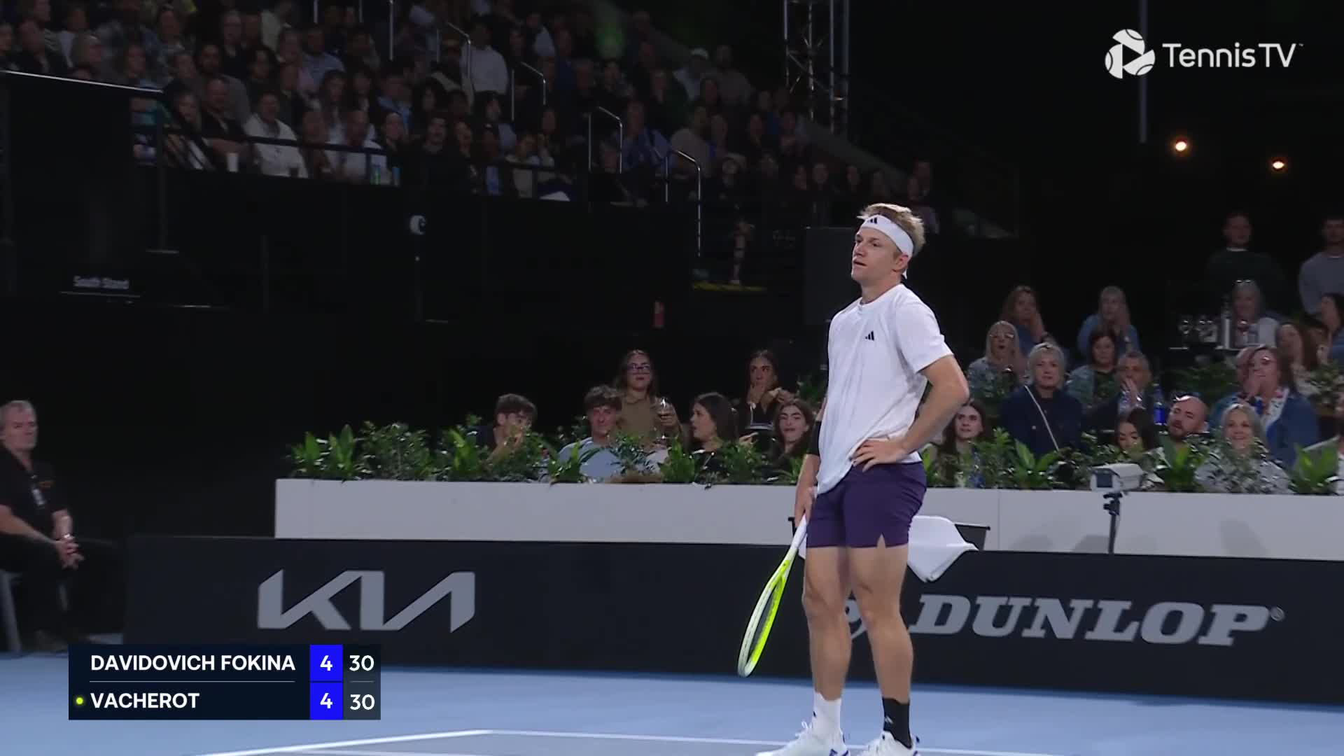 Wow! What a point by Valentin Vacherot in Adelaide