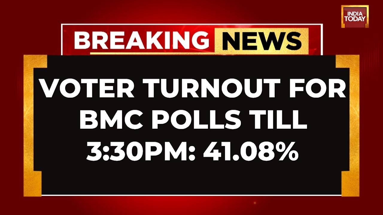 BMC elections 2026: Mumbai records 41.08% voter turnout till 3:30 PM in ...