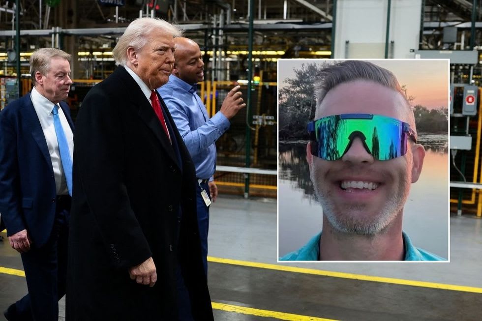 Ford worker suspended for shouting at Trump receives union backing as ...