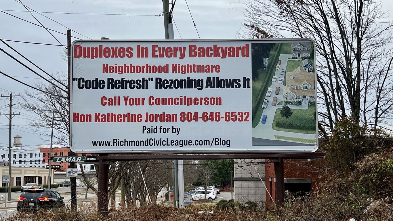 Billboards slam Richmond zoning plan as "neighborhood nightmare"