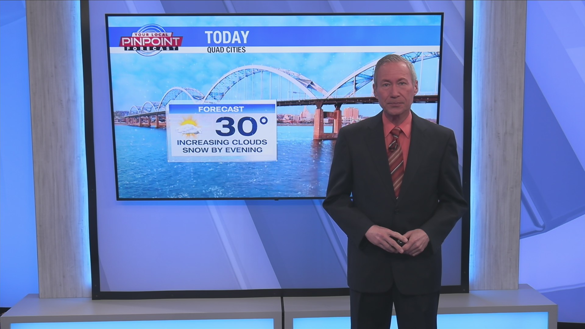 Light snow is on the way later today