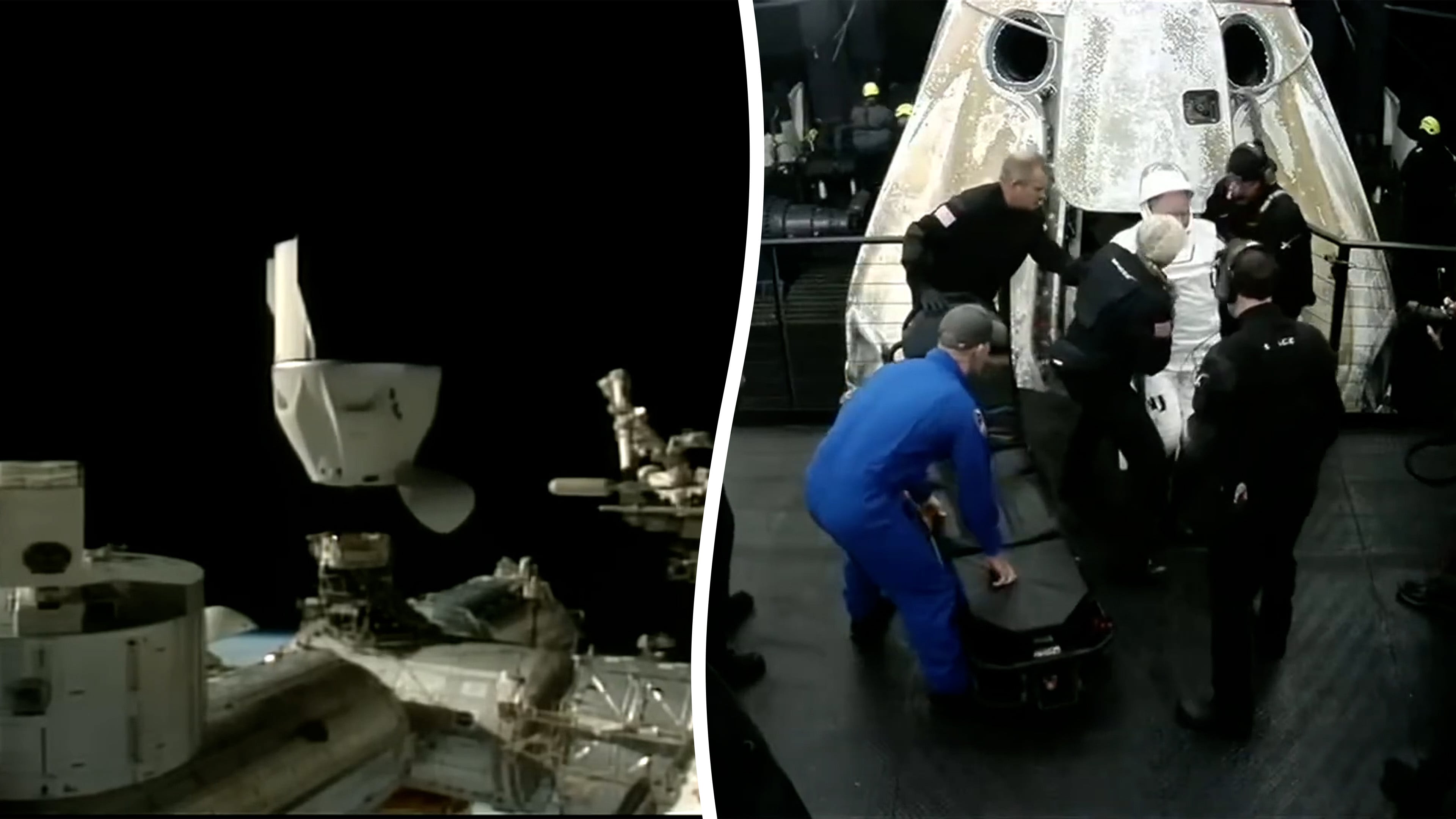 NASA brings home crew early after medical concern