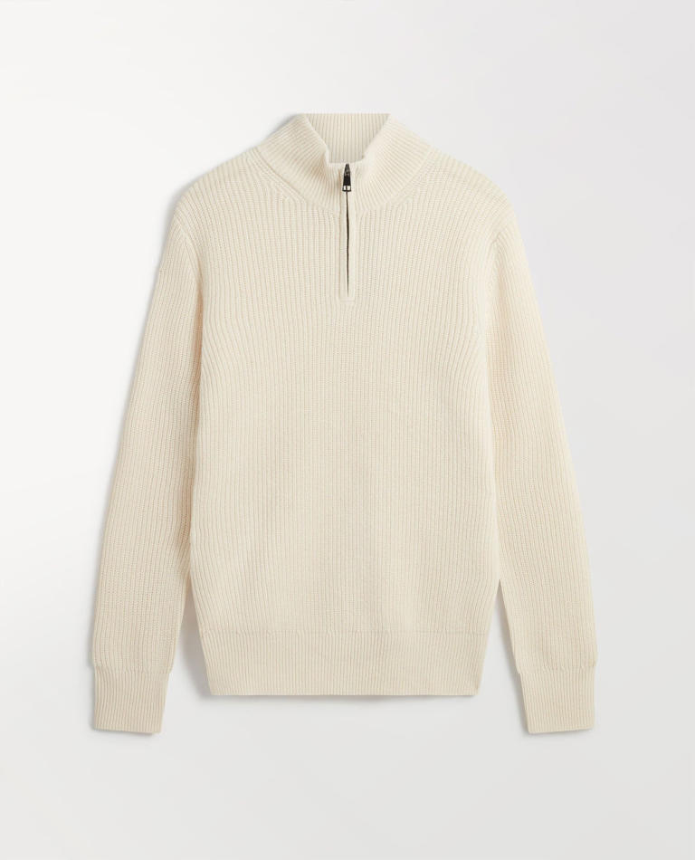 Sorry to all the men I laughed at for wearing a quarter-zip jumper