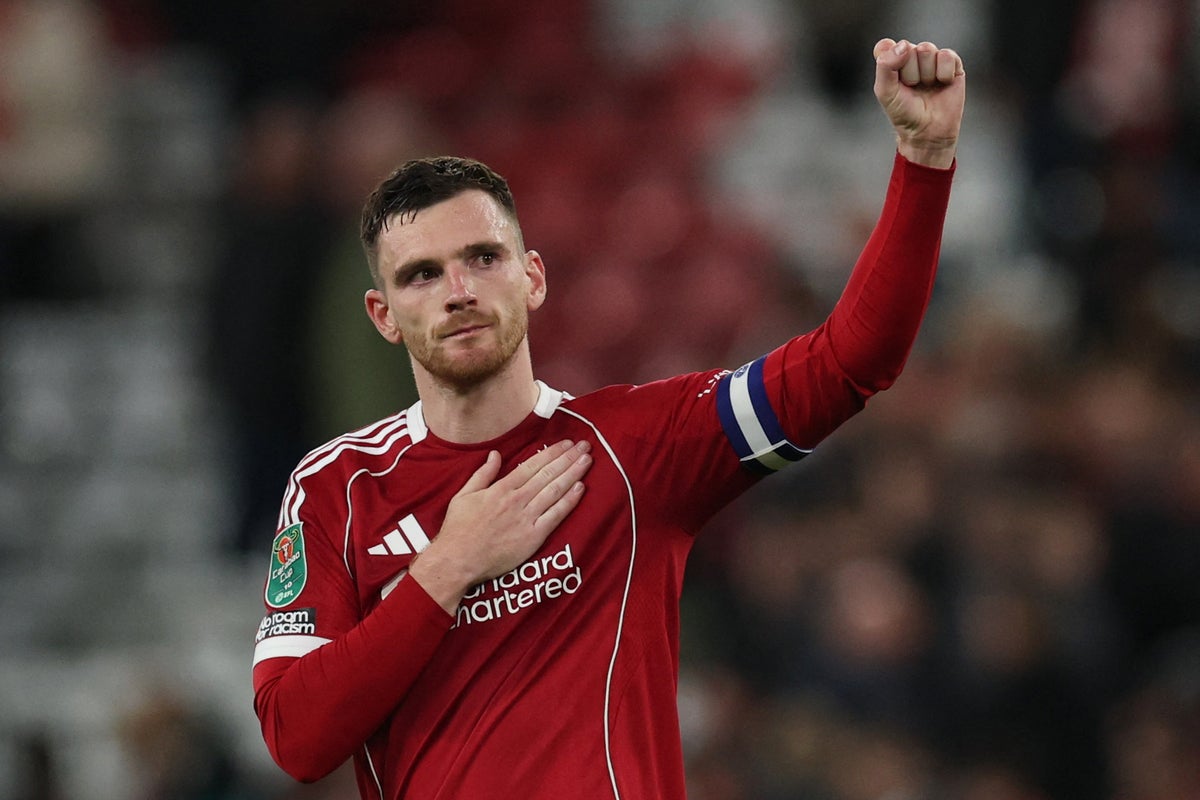 Robertson throws doubt on Liverpool future but confirms contract talks
