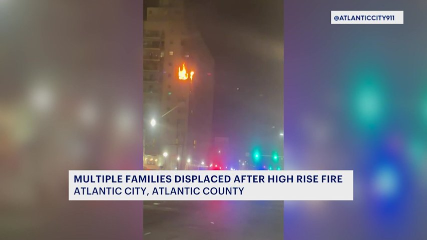 Fire forces evacuations at Atlantic City high-rise
