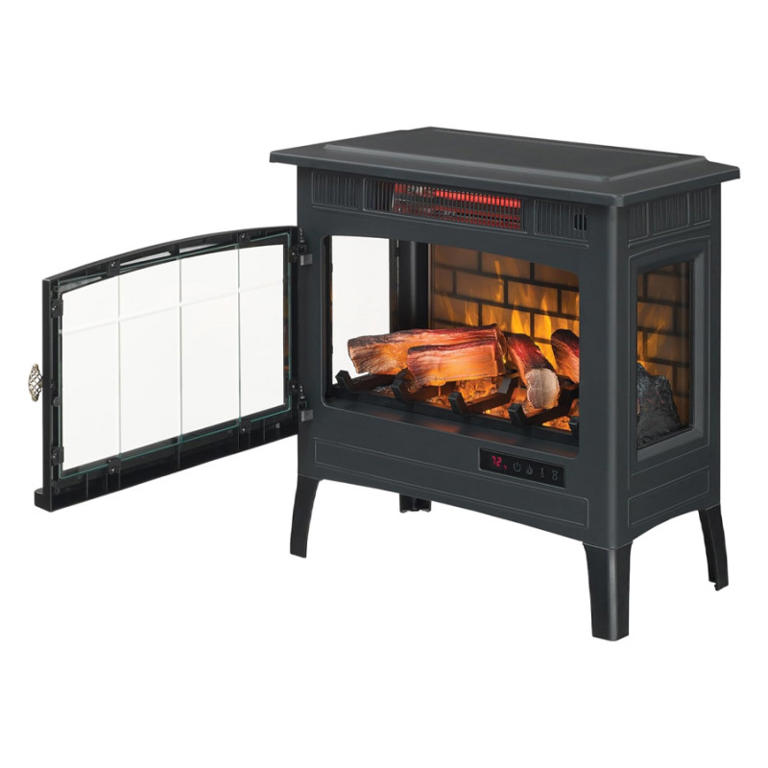 Amazon's Bestselling Electric Fireplace With 'Real' Looking Flames Is ...