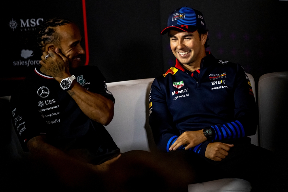 Sergio Perez erstattede Lewis Hamilton: "Havde aldrig forventet at"