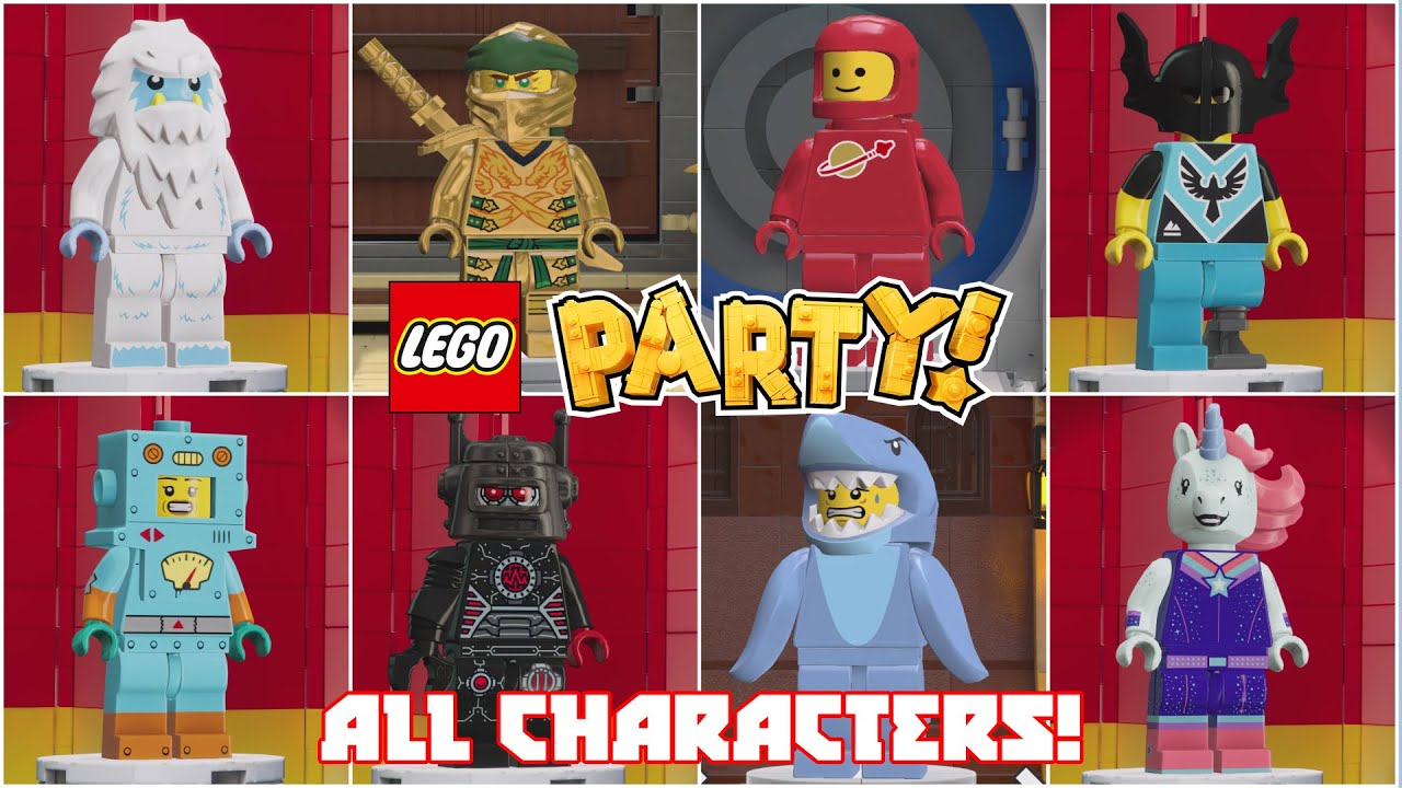 LEGO party! All unlockable characters