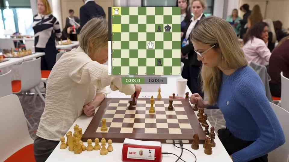 She played her GM mom in an official chess tournament