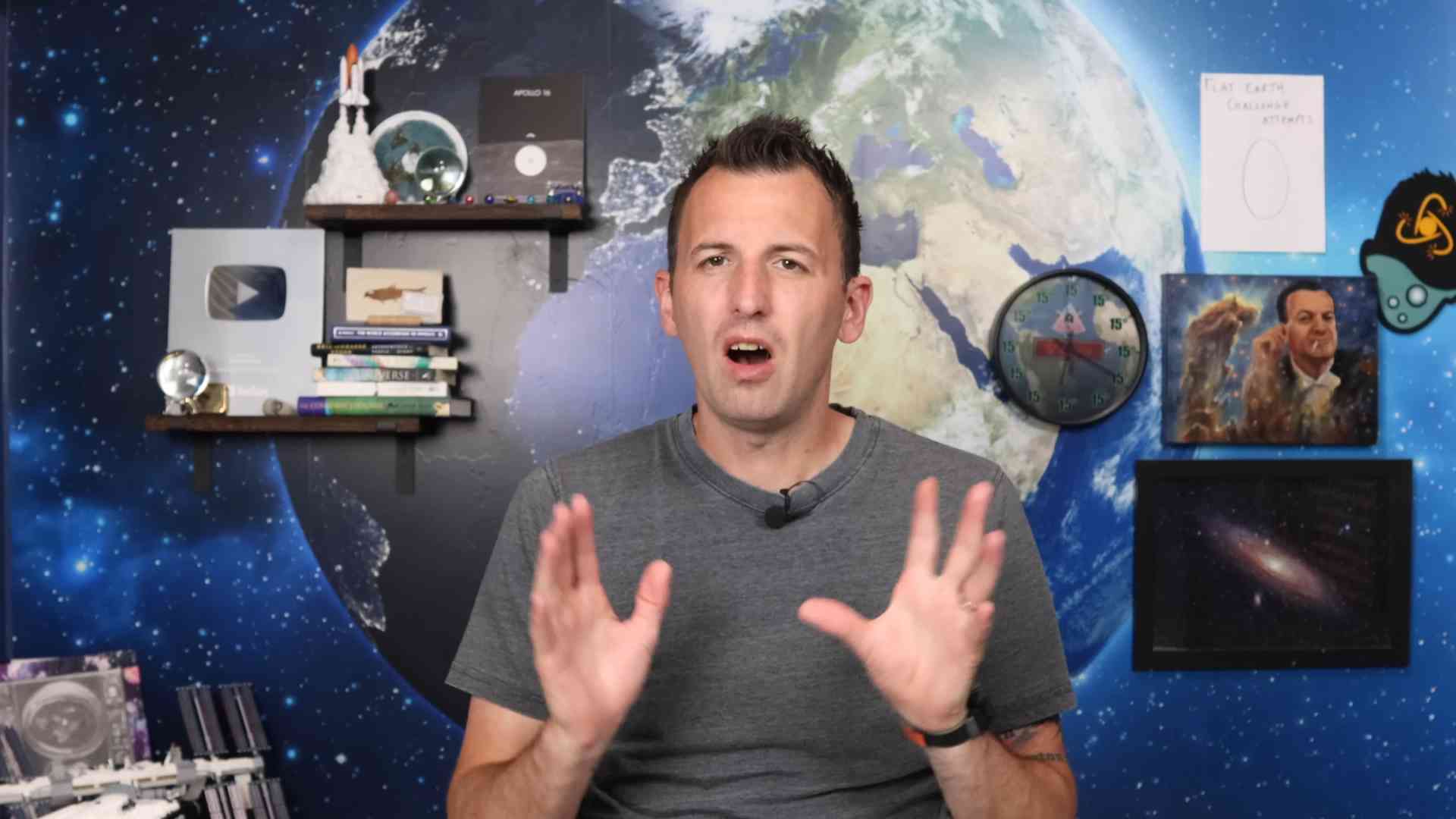 This flat earther accidentally debunks himself on camera
