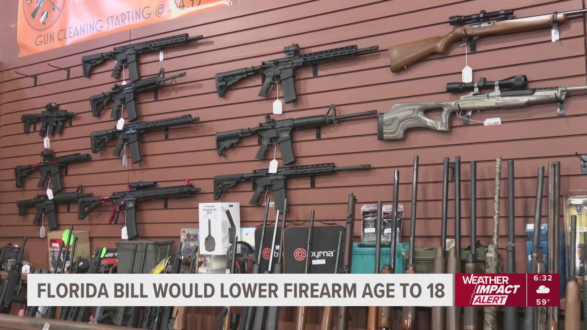 Florida Lawmakers discusses bill for lowering age to purchase certain ...