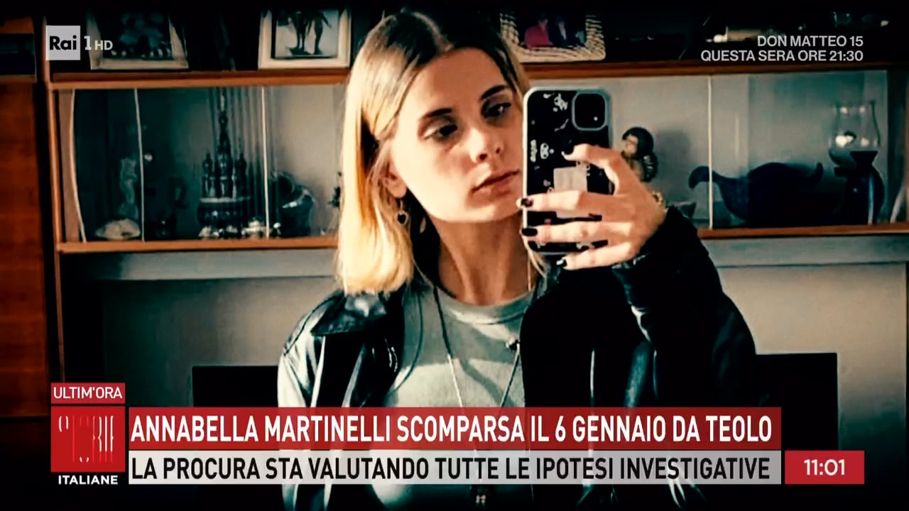 Giallo Annabella Martinelli, gli ultimi istanti prima di sparire ...