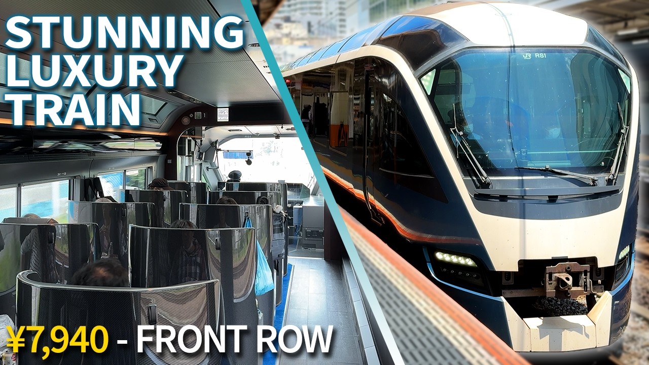 This Japanese train feels like first-class in the sky - Saphir Odoriko ...