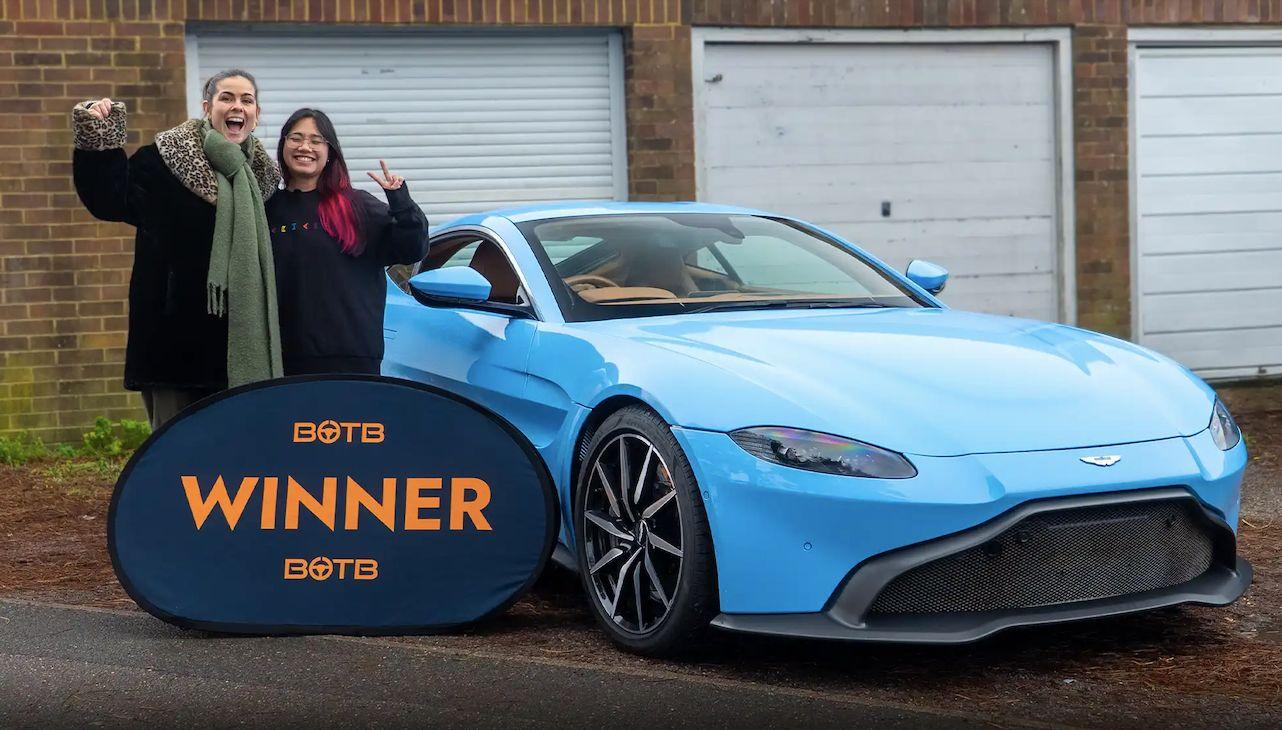 NHS worker wins £73k Aston Martin with 19p raffle ticket - but she can ...
