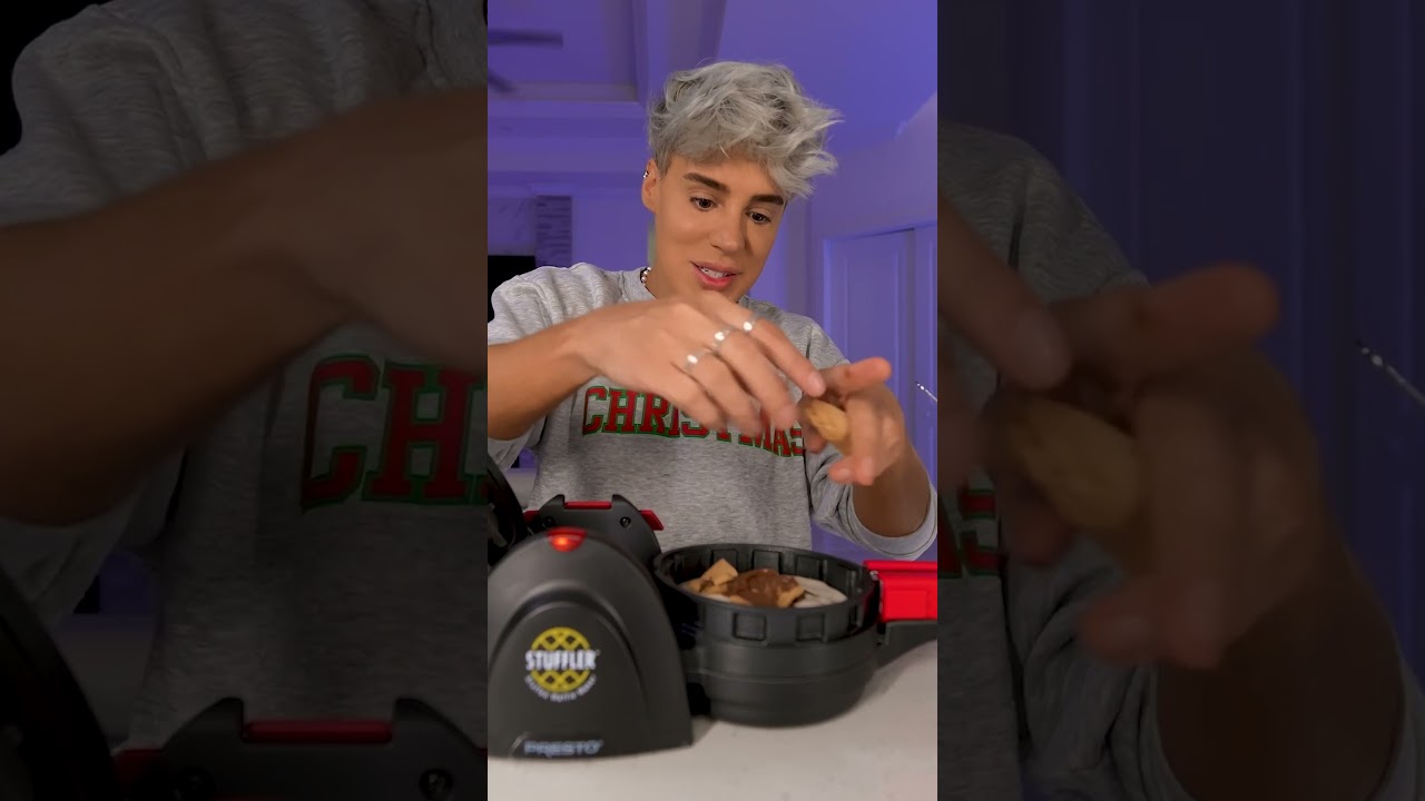 Testing the viral stuffed waffle maker trend at home