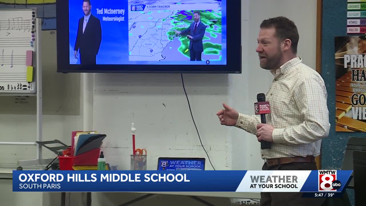 Weather at your school: Oxford Hills Middle School (1/13/2025)