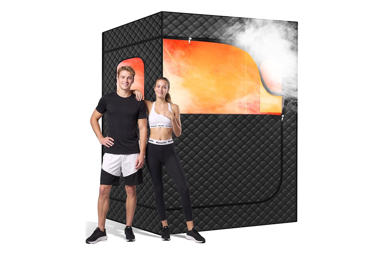 Yes, you can buy a 'soothing' infrared sauna with built-in Bluetooth ...