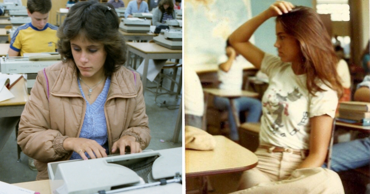 20 photos of peak high school life from the 1980s