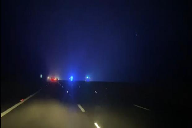 HGV driver taken to hospital after vehicle overturns on M4