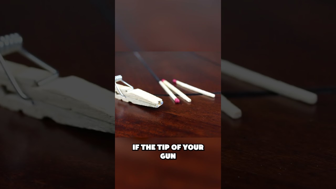 Testing clothespin darts and how they function as homemade projectiles