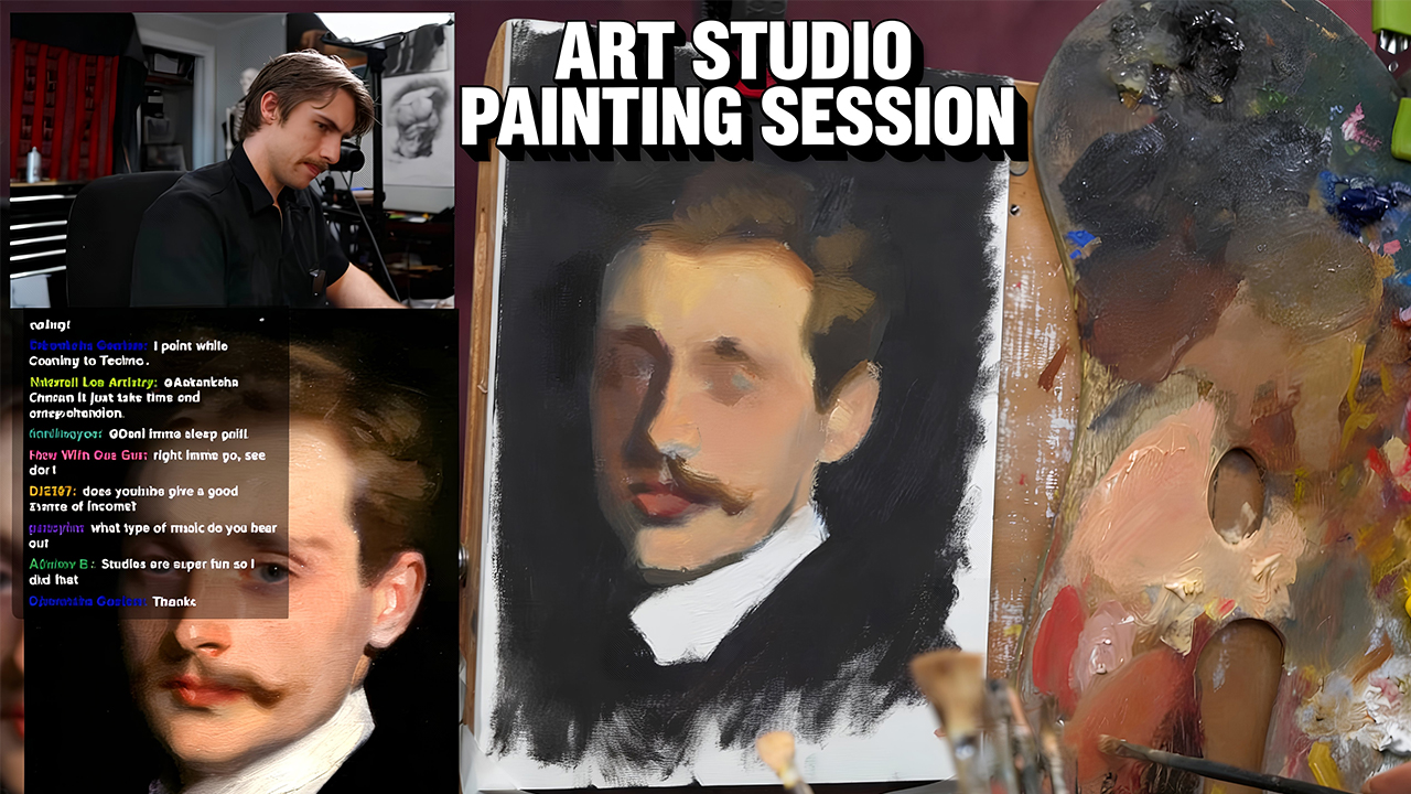 Painting a Sargent portrait: Tips on shadows, highlights, and expression