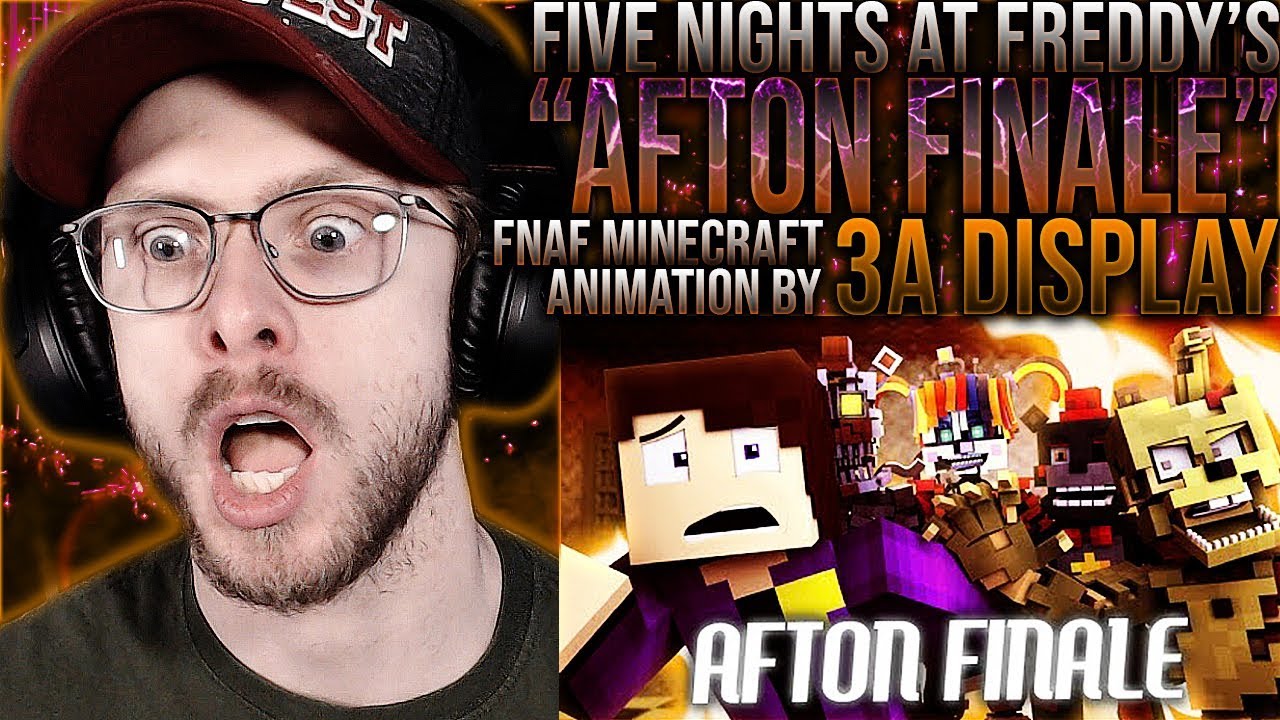 Vapor reacts #1048 | FNAF Minecraft animation series "Afton finale" by ...