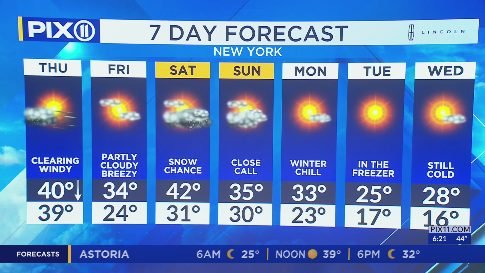 Cold front to bring rain and snow NY, NJ