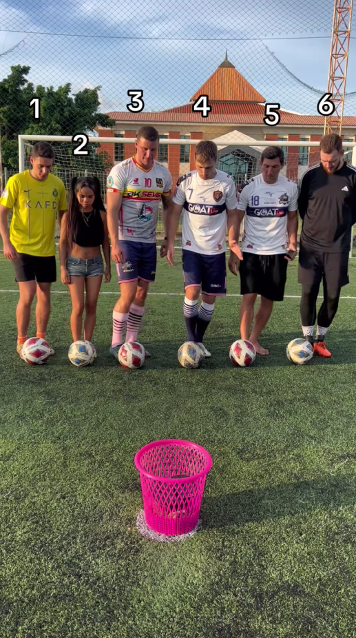 Guess the football legend hidden in the bin