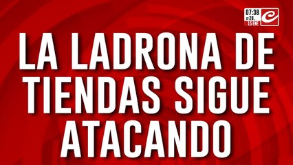 Mechera fue filmada infraganti y la obligaron a devolver todo lo robado