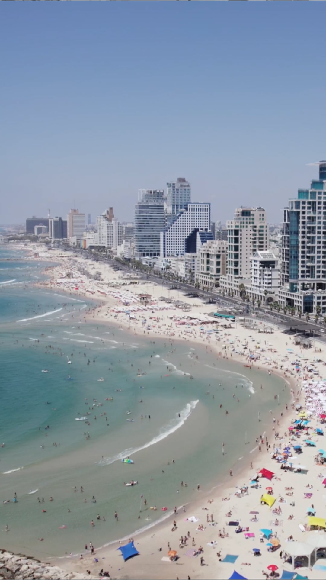 Tel Aviv skyline: A drone's coastal journey from ancient Jaffa to now