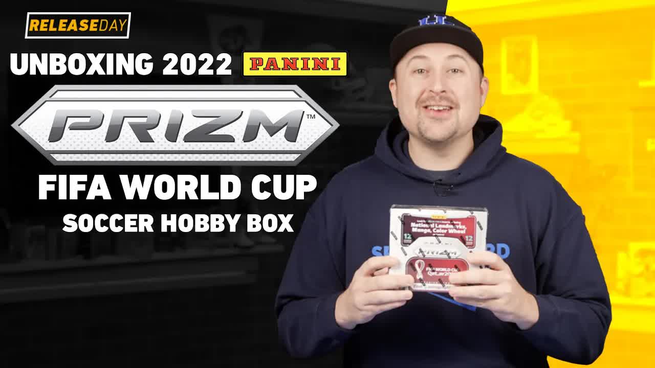 Opening the new 2022 Panini Prizm FIFA World Cup soccer hobby box