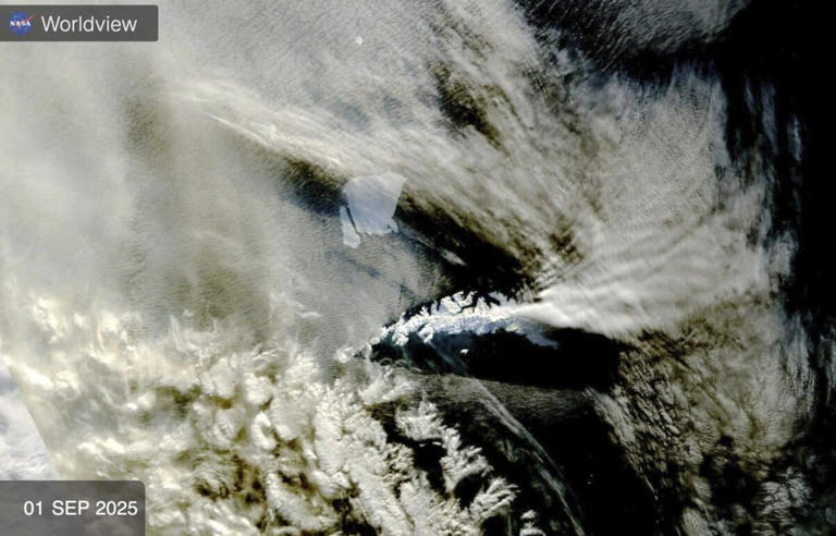 The world’s largest iceberg just turned bright blue: Scientists warn it ...