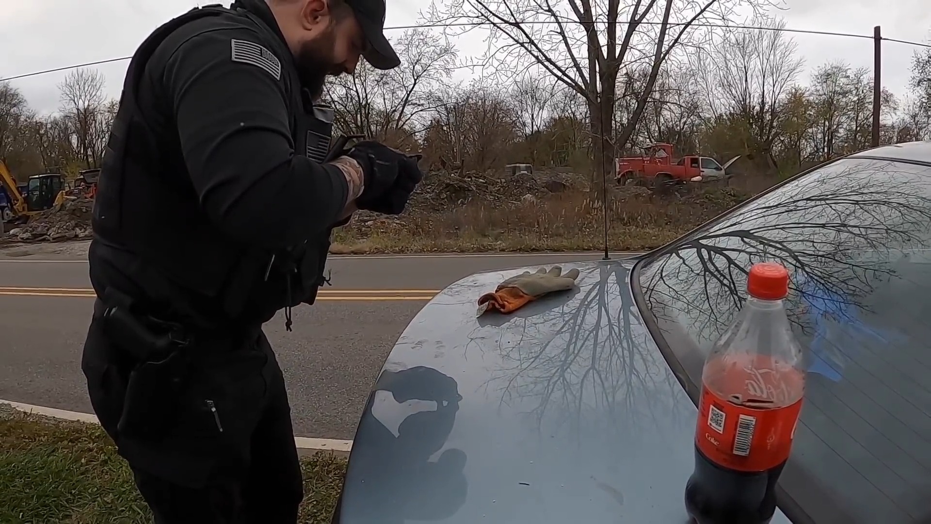 This is what made the officer lean in instead of walking away