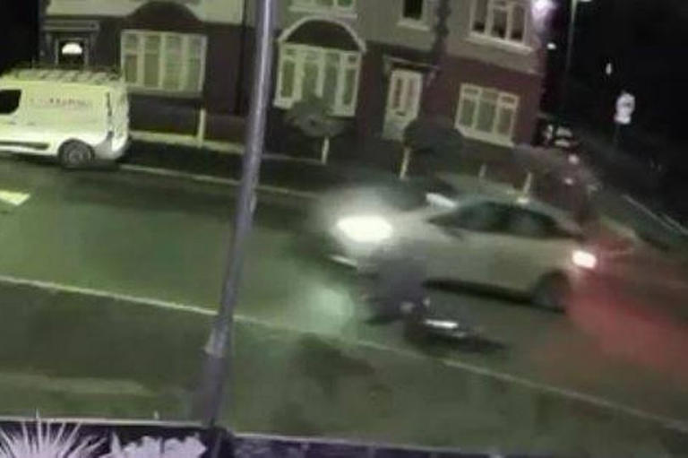 Moment boy, 13, knocked off e-bike by unmarked police car as mum says ...