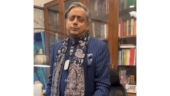 Watch: Shashi Tharoor grooves to Taylor Swift's 'The fate of Ophelia ...