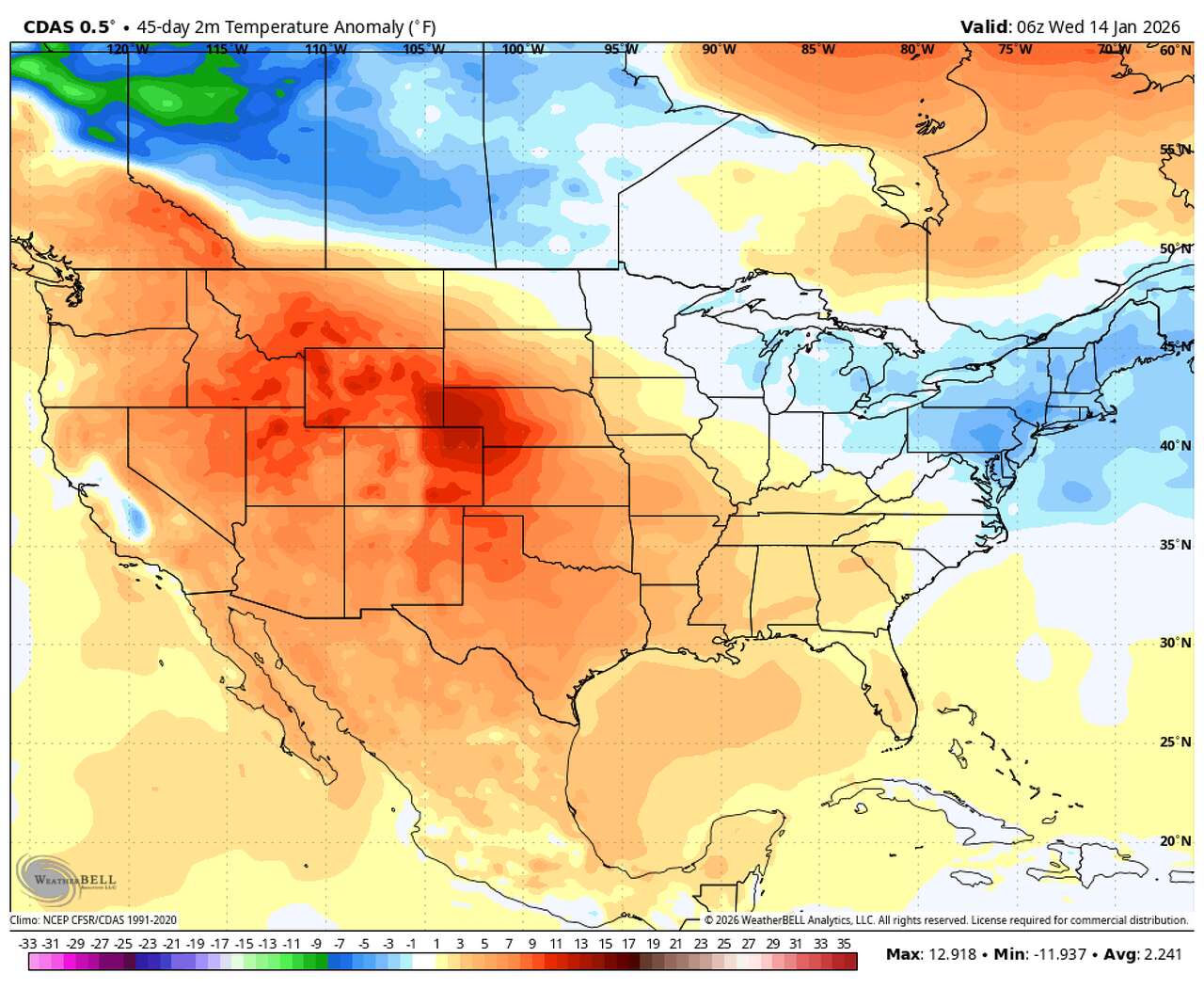 Where does Connecticut's winter season rank at midway point?