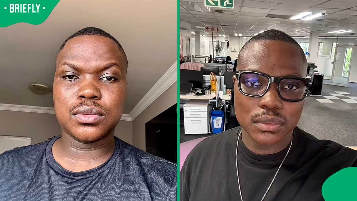 No sugar challenge: Man's 10-day face transformation has Mzansi stunned