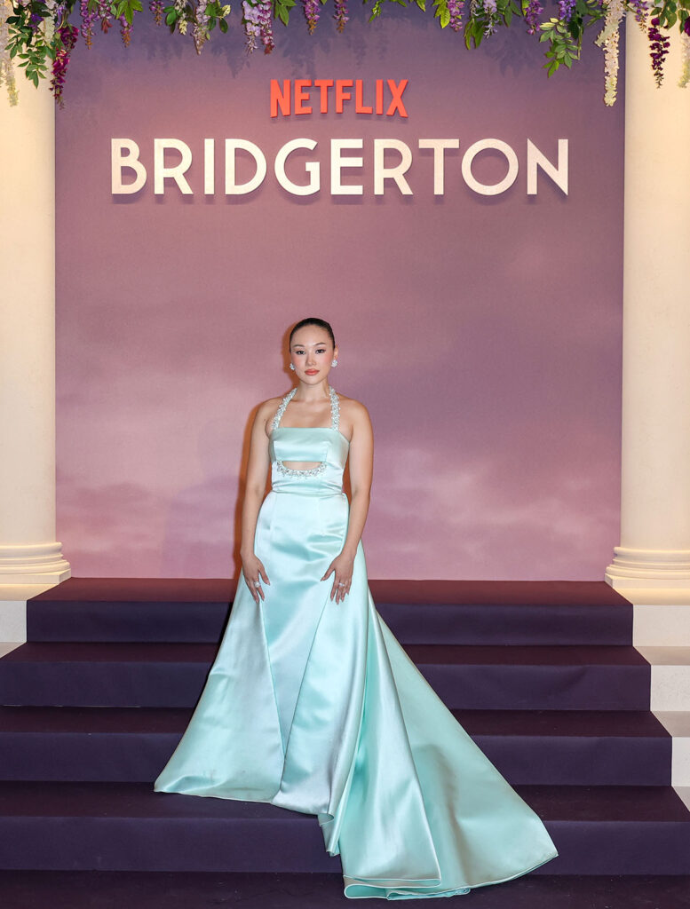 Yerin Ha wore Prada to the ‘Bridgerton’ season 4 Paris world premiere