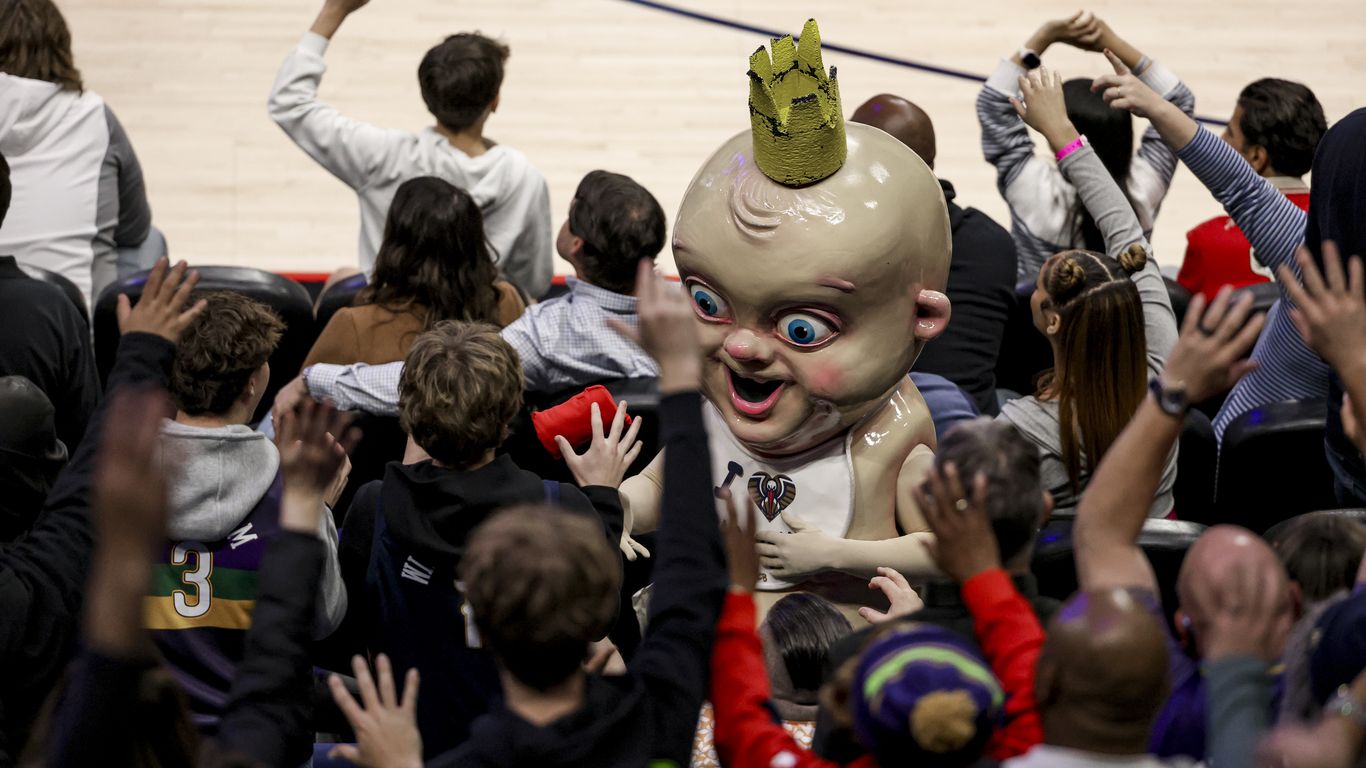 When to see King Cake Baby at Pelicans' games this season