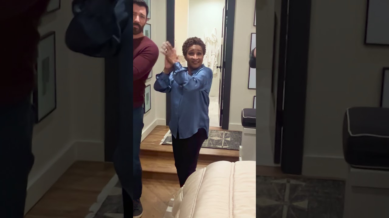 Wanda Sykes and the Property Brothers groovin' to a new home