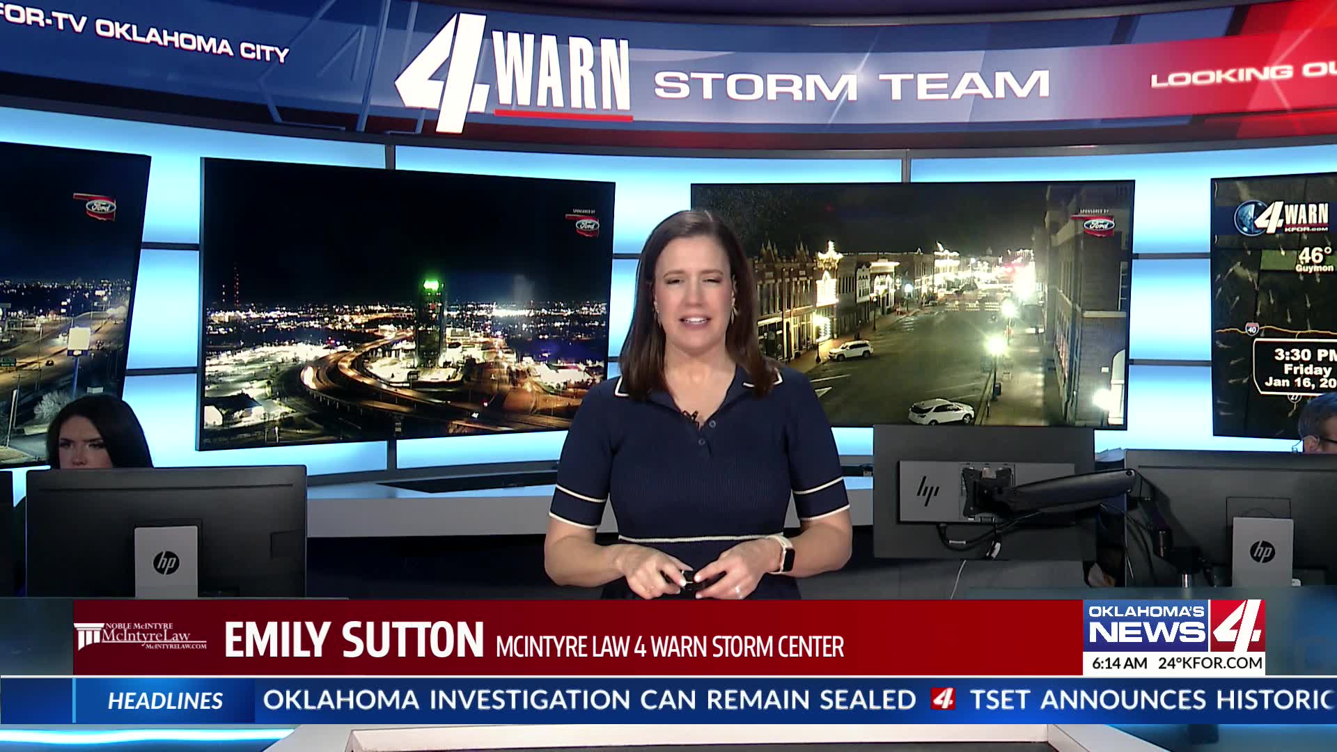 Emily Sutton talks about light snow early Saturday! (1/15/26 6:15AM)