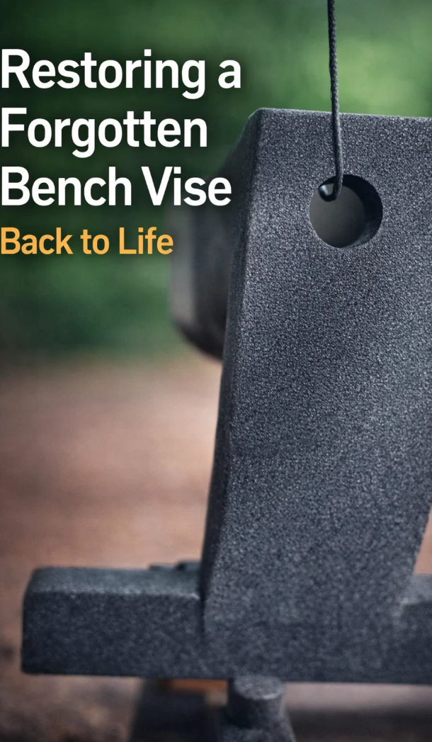 Restoring a forgotten bench vise back to life