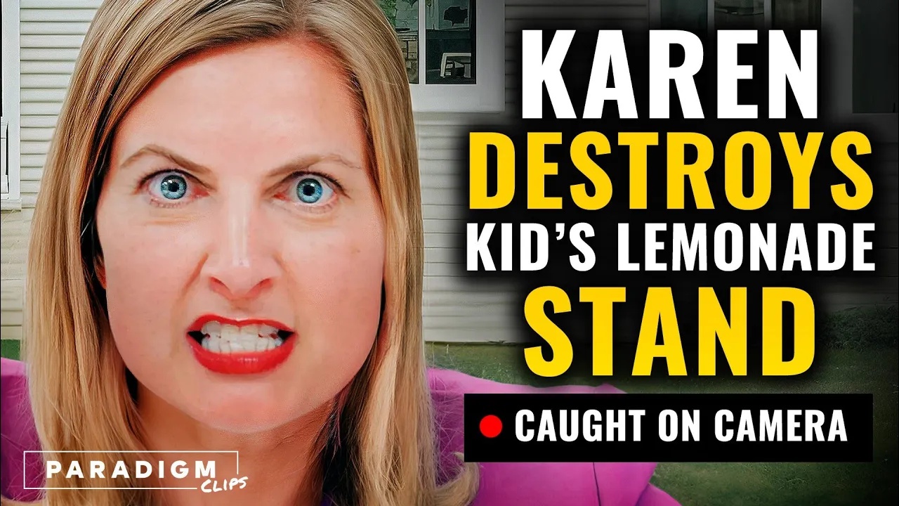 Rich Karen caught bullying poor kid