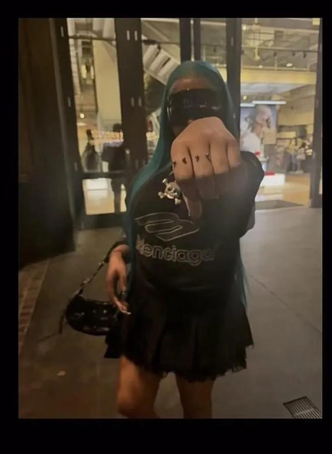 North West defies critics with second finger piercing, showcasing her ...