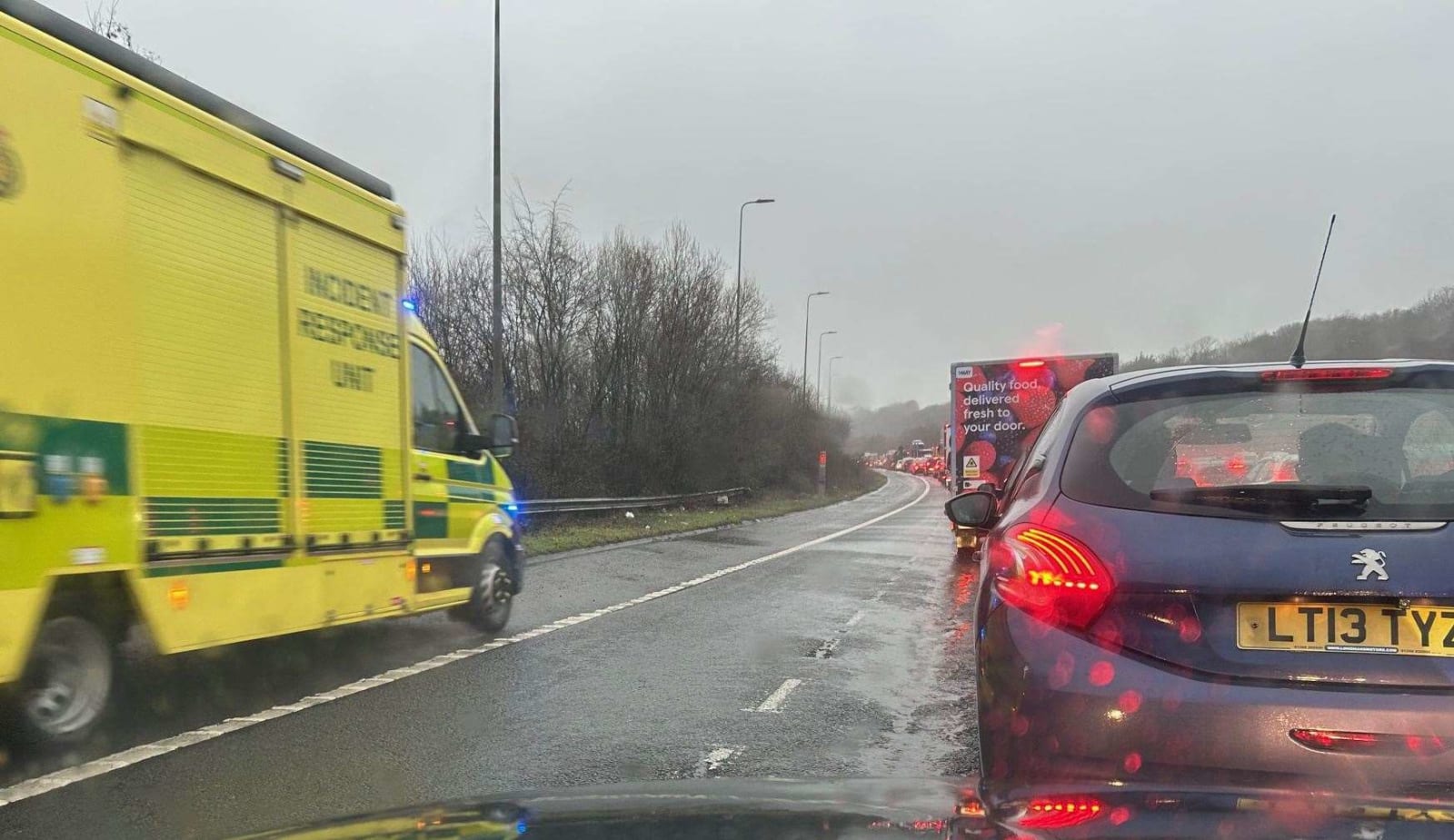 Rush hour delays after incident on M2 from junction 3 near Chatham and ...