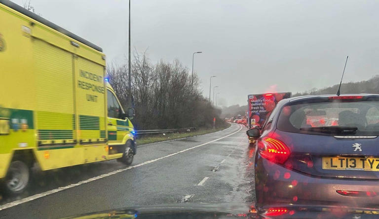 Rush hour delays after incident on M2 from junction 3 near Chatham and ...