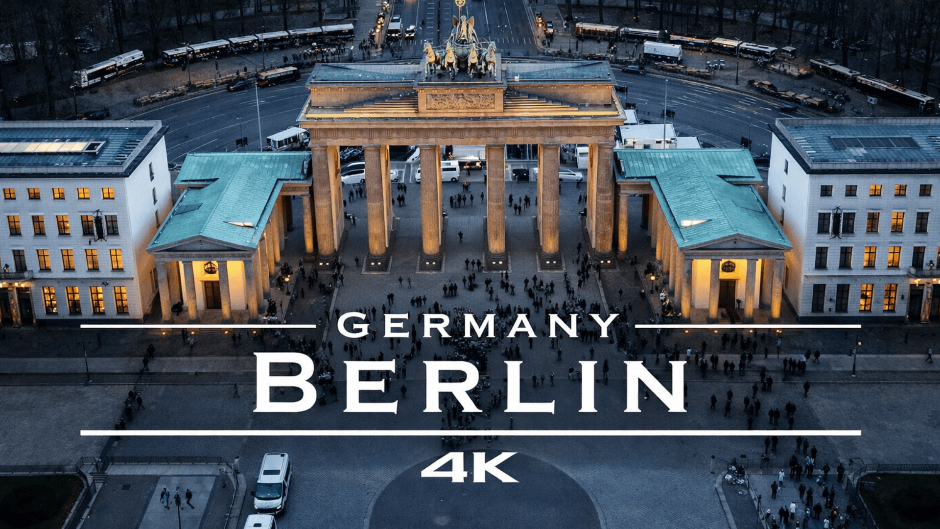 Berlin by drone stunning 4K aerial views
